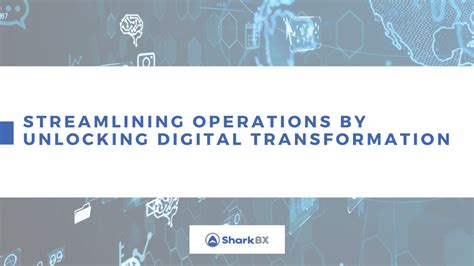 Operating Model Streamlining Operations By Unlocking Digital Transformation
