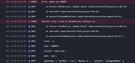 error spawn npx enoent render