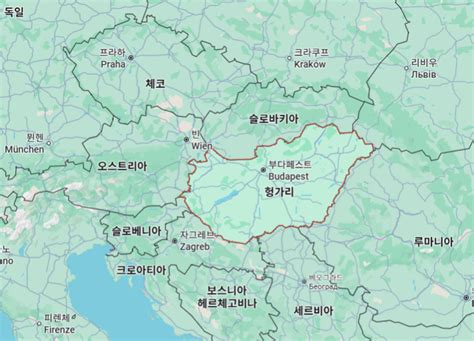 헝가리 수도 부다페스트 지도 위치와 여행 명소