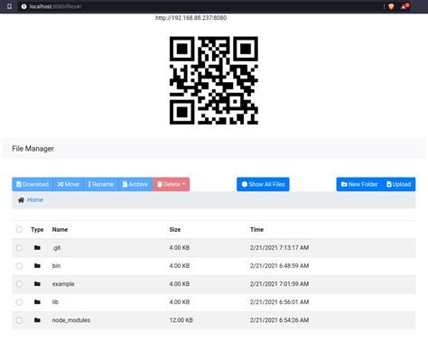 Github Hidromagnetismonode File Manager Qr