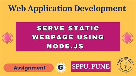 Nodejs Application Which Serves Static Website Create A Static