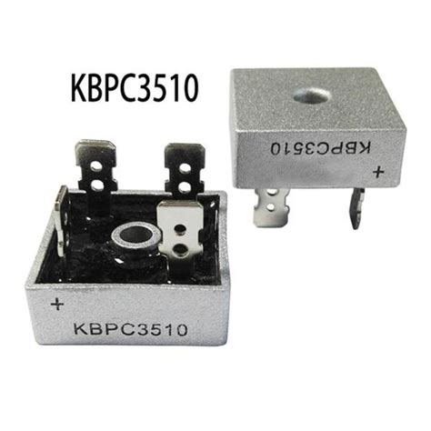 Silver KBPC Volt Bridge Rectifier Diode A V AC To DC Single Phase Metal