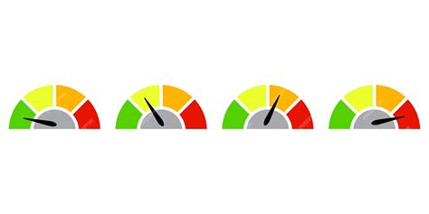 Premium Vector Infographic With Speedometer Set Vector Illustration