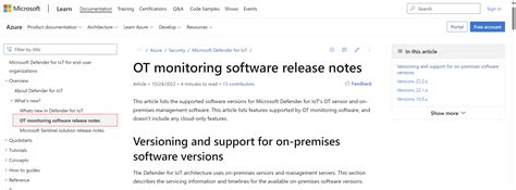 Whats New In Microsoft Defender For Iot Microsoft Defender For Iot Microsoft Learn