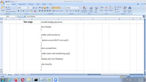 Variable Length Arguments In Java Youtube