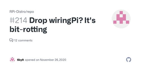 drop wiringpi it s bit rotting · issue 214 · rpi distro repo · github