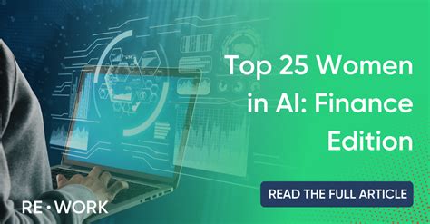 Top 25 Women In AI Finance Edition
