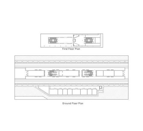 Metro Station With 2 Tracks DWG CAD Project Free Download