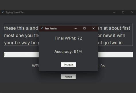 Github Christiandeomanlangitpython Typing Speed Test This Project Was Designed As A