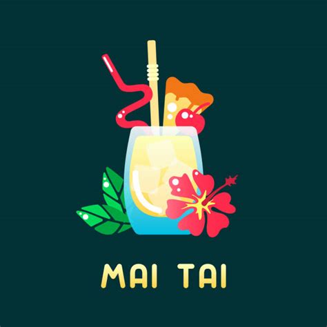 480 Mai Tai Cocktail Illustrations Royalty Free Vector Graphics And Clip Art Istock