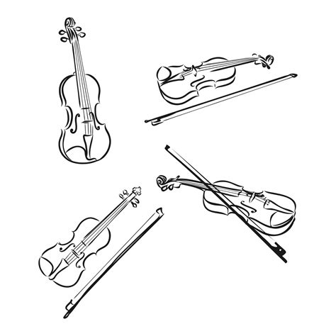 Musical Instruments Vector Sketch 11092415 Vector Art At Vecteezy