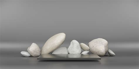 텍스트 및 제품 3d 일러스트를 배치하기위한 템플릿 스톤 포디움 배경 팔레트 제품 스탠드 0명에 대한 스톡 사진 및 기타 이미지