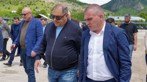 საქართველოს მორიგი სამუშაო გასვლის ფარგლებში ინფრასტრუქტურის მინისტრი რევაზ სოხაძე