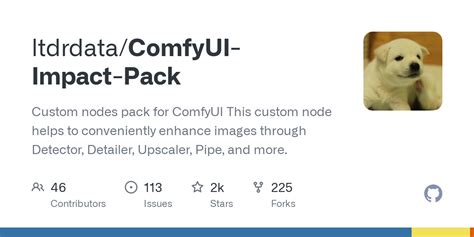 Github Ltdrdata Comfyui Impact Pack Custom Nodes Pack For Comfyui This Custom Node Helps To