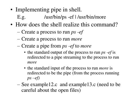 Ppt Todays Topic File Operations Io Redirection Inter Process Communication Through Pipes