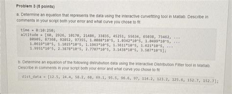 solved problem 3 5 points a determine an equation that