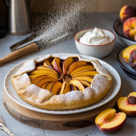 Best Peach Galette Recipe Ever Ambers Kitchen Chronicles