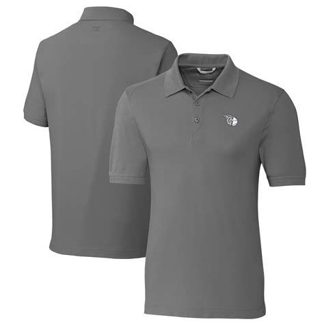 Mens Cleveland Guardians Cutter And Buck Gray Big And Tall Advantage Tri