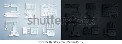Set Smart Home Printed Circuit Board Stock Vector Royalty Free 2234235817 Shutterstock