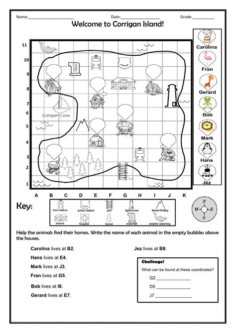 Grid Reference Interactive Worksheet Artofit