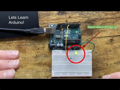 How To Arduino The Basics How To Turn On A LED Pt YouTube