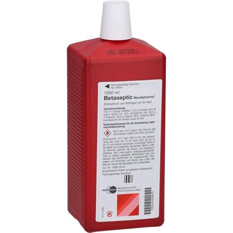 Betaseptic Lösung Zur Anwendung Auf Der Haut 1000 Ml Preisvergleich