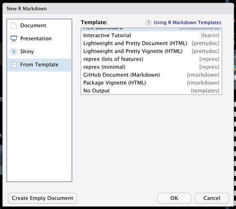 3 Creating Rmd Templates R Notes