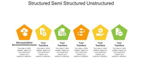 Structured Semi Structured Unstructured Powerpoint Presentation And