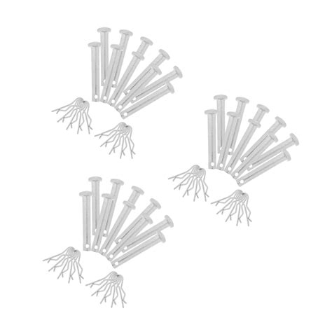 Worgeous 30 Sets Scaffolding Coupling Pin Replacement Spring Retainer Pin Parts For Fixing Pin