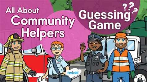 All About Community Helpers Guessing Game Community Helpers Twinkl Youtube