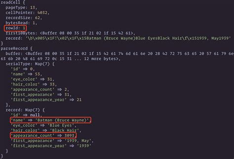 Sqllite Challenge Table Columns With A Serial Type Of Integer Are Not Being Returned