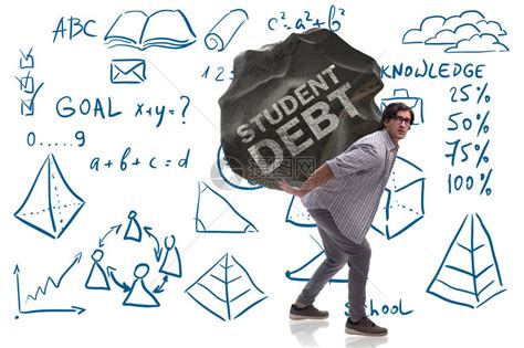 学生贷款和昂贵教育的概念高清图片下载 正版图片505778184 摄图网