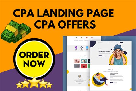 I Will Design Responsive And Attractive Cpa Landing Page For Cpa