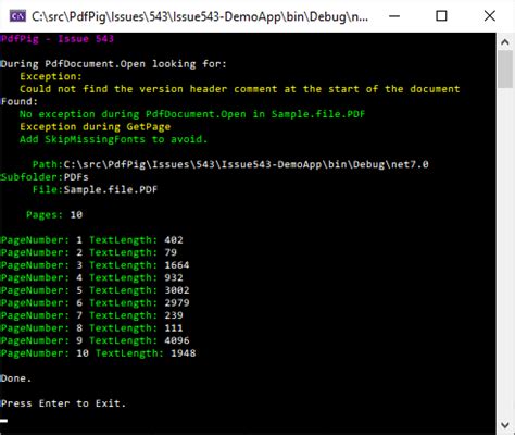 Exception Could Not Find The Version Header Comment At The Start Of