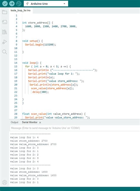 Loop For Fault Ide Ide X Arduino Forum