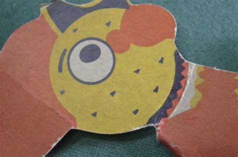 Купить Елочная новогодняя игрушка карнавальное украшение Петушок красный Картон Бумага СССР