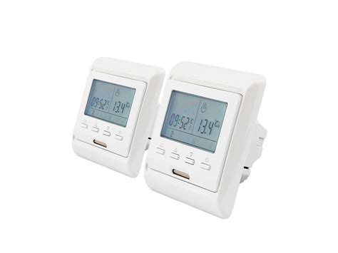 NTC Sensor Underfloor Heating Programmable Thermostat A Digital Display