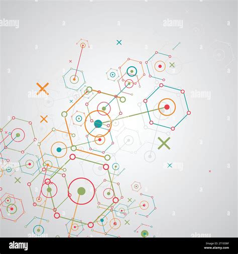 Abstract Technology Hexagonal Background Connection Structure Vector Stock Vector Image And Art
