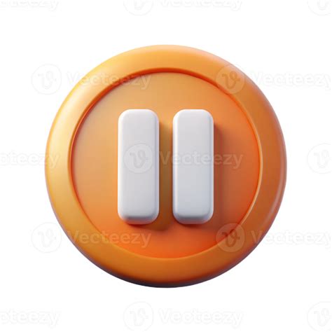 Spectacular Acclaimed Pause Icon Representing Stop Or Hold Clean Lines Crisp Edges Minimal