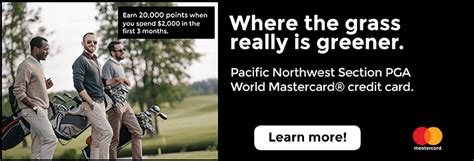 Introducing The Pacific Northwest Section Pga Mastercard® Credit Cards