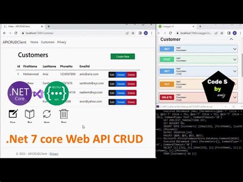Asp Net Core Crud With Animation Using Angular2 Web Api And Ef Youtube