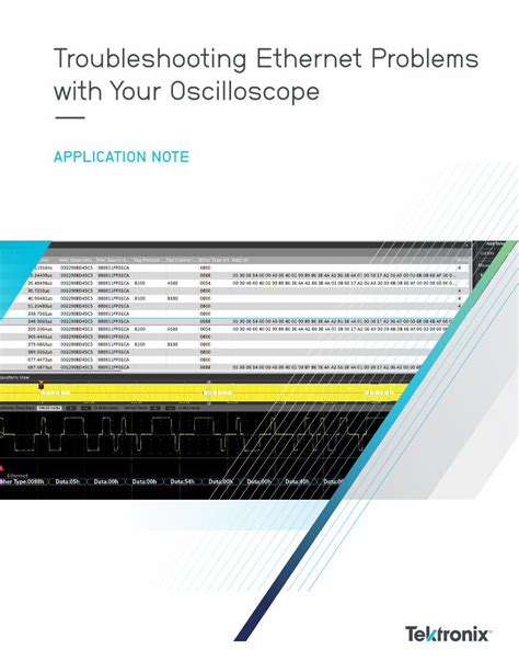 Pdf Troubleshooting Ethernet Problems With Your Oscilloscope Dokumen Tips