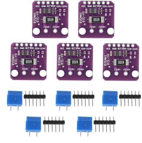 5 Stuks Stroomsensormodule Gy Ina219 I2c Interface Digitale Stroomsensormodule Met Bol