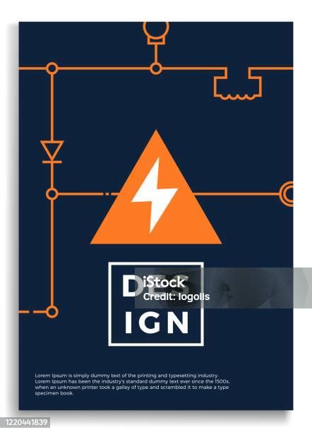 전기 커버 추상 기술 회로 기판 전압 구성표 벡터 배경 그림 추상선 모양의 포스터입니다 배너 및 커버 벡터 일러스트 Cpu에