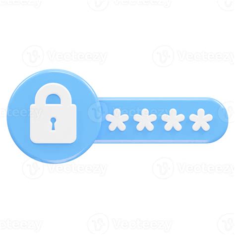 password icon rendering illustration 3d element 33158051 png
