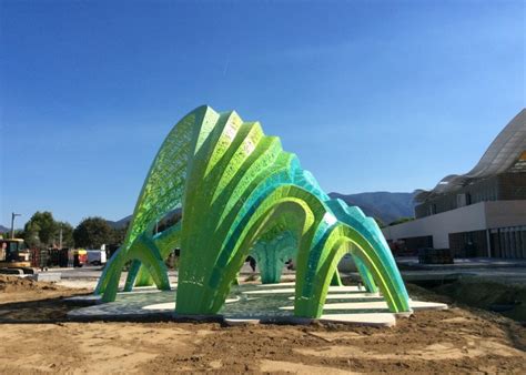 Marc Fornes Uses Metal Shingles To Create Installation In France