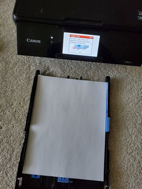 Pixma Ts8120 ‪printer Tray Not Pulled Out Complete Canon Community