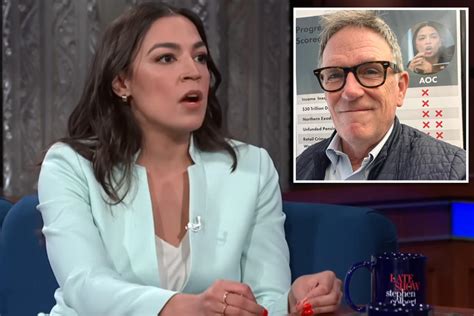 Rep Alexandria Ocasio Cortezs Rival Demands Equal Time On Stephen Colberts Show