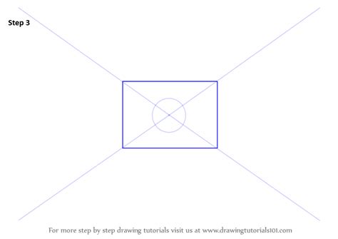 How To Draw A Room Using One Point Perspective One Point Perspective Step By Step