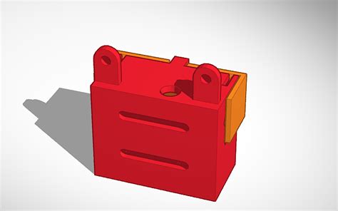 3d design l0cost robot line follower battery box tinkercad